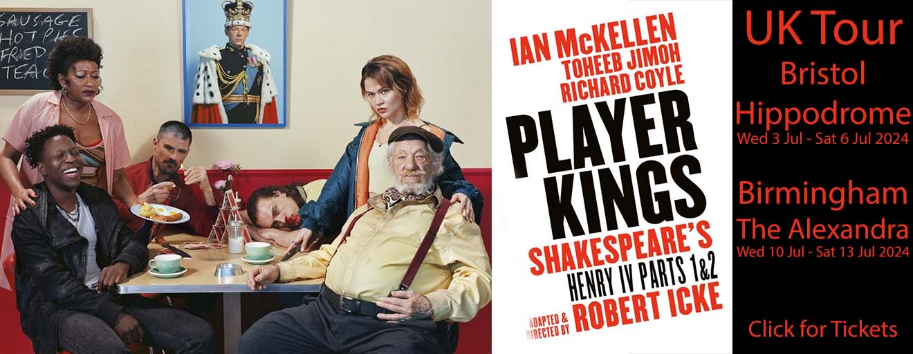 Player Kings / Ian McKellen / Falstaff / UK Tour 2024